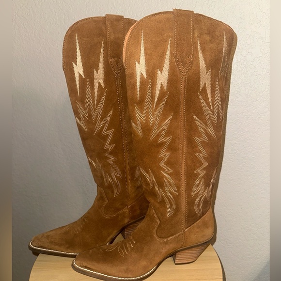 dingo | Shoes | Dingo Womens Thunder Road Stacked Heel Cowboy Boots ...